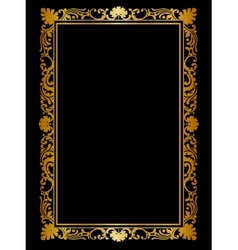 Golden frame Royalty Free Vector Image - VectorStock