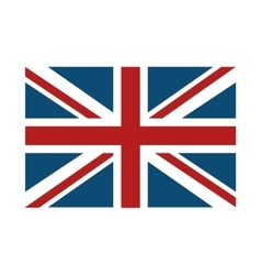 Great britain flag icon cartoon Royalty Free Vector Image