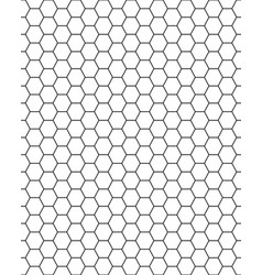 Mesh honeycomb lace pattern Royalty Free Vector Image