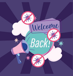 Welcome back Royalty Free Vector Image - VectorStock