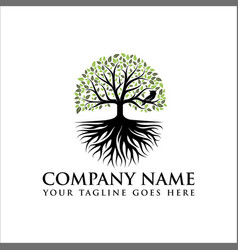 Hand and root logo Royalty Free Vector Image - VectorStock