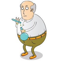 Fat man Royalty Free Vector Image - VectorStock