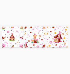 Magic sweet house Royalty Free Vector Image - VectorStock