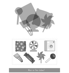 Whose are shadows Royalty Free Vector Image - VectorStock