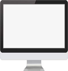 Modern computer monitor Royalty Free Vector Image