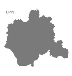 Heinsberg grey county map north Royalty Free Vector Image