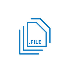 Document icon graphic design template Royalty Free Vector