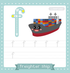 Number 7 transportation tracing flash card Vector Image