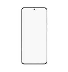 Frameless phone with thin borders and blank empty Vector Image