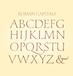 Script alphabet Royalty Free Vector Image - VectorStock