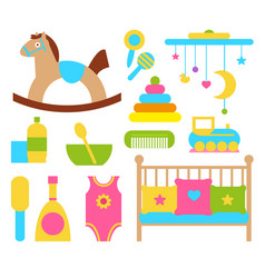 Baby toys Royalty Free Vector Image - VectorStock