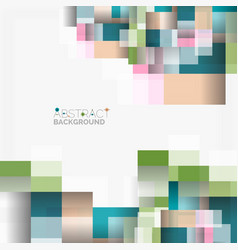 Abstract blocks template design background simple Vector Image