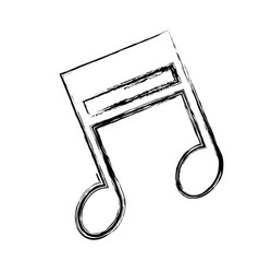 Music notes metallic isolated icons Royalty Free Vector