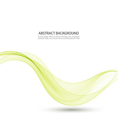 Green wave Royalty Free Vector Image - VectorStock