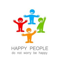 Community logo design template Royalty Free Vector Image