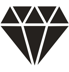 Diamond gemstone wire frames Royalty Free Vector Image