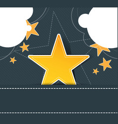 Retro star on grunge background Royalty Free Vector Image