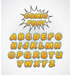 Alphabet letters on retro signs Royalty Free Vector Image