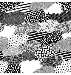 Classic hounds-tooth pattern in a patchwork Vector Image