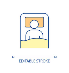 Sleep rgb color icon Royalty Free Vector Image