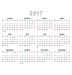 Calendar 2024 template planner year Royalty Free Vector