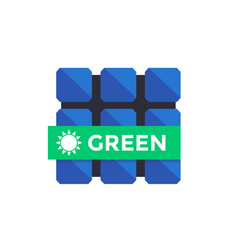 Solar panel system for rv Royalty Free Vector Image