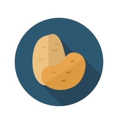 Purple sweet potato icon template isolated Vector Image