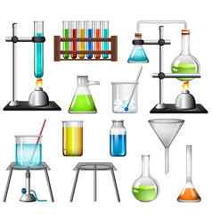 Science tools and containers Royalty Free Vector Image