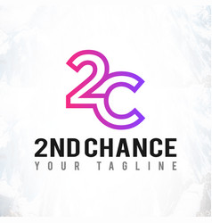 A letter logo with swoosh Royalty Free Vector Image