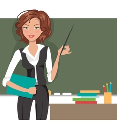 School teacher Royalty Free Vector Image - VectorStock