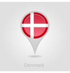 Denmark map Royalty Free Vector Image - VectorStock