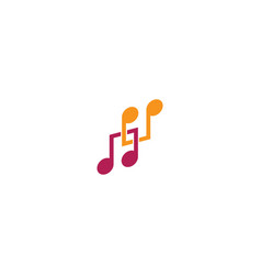 No music note sign icon musical symbol Royalty Free Vector