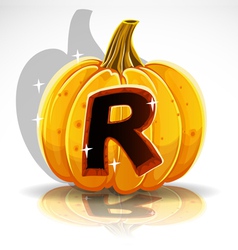 Alphabet isolated letter v-volcano-vulture Vector Image