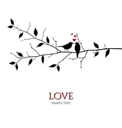 Valentine tree with hearts vector by azzzya - Image #735849 - VectorStock