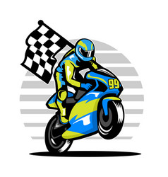 Motorcycle race Royalty Free Vector Image - VectorStock