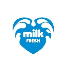 Milk logo Royalty Free Vector Image - VectorStock