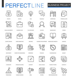 Hobbies and interest detailed line icons Vector Image