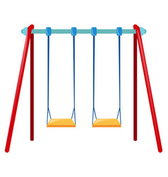 Two airplanes with blue and white colors Vector Image