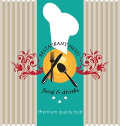 Premium restaurant menu Royalty Free Vector Image