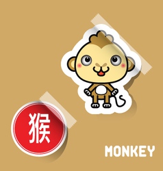 Monkey king Royalty Free Vector Image - VectorStock