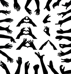 Logo hands union Royalty Free Vector Image - VectorStock