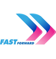 Forward logo Royalty Free Vector Image - VectorStock