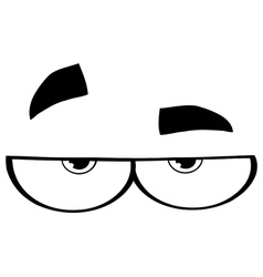 Cartoon Funny Eyes Collection Royalty Free Vector Image - VectorStock