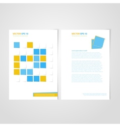 Opposite words with front and back Royalty Free Vector Image