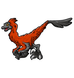 Cute seahorse cartoon Royalty Free Vector Image