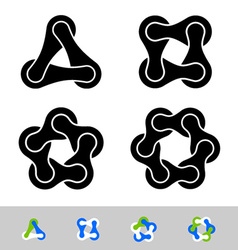 Infinity symbol icons Royalty Free Vector Image