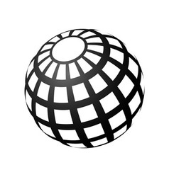 Fantasy navigation sphere Royalty Free Vector Image