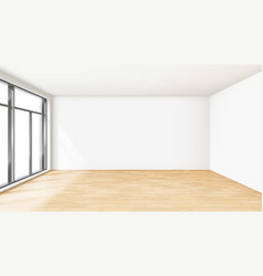 An empty room interior Royalty Free Vector Image