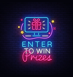 Retro neon cinema sign on brick wall background Vector Image