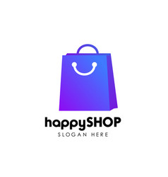 S letter shop store shopping bag overlapping Vector Image